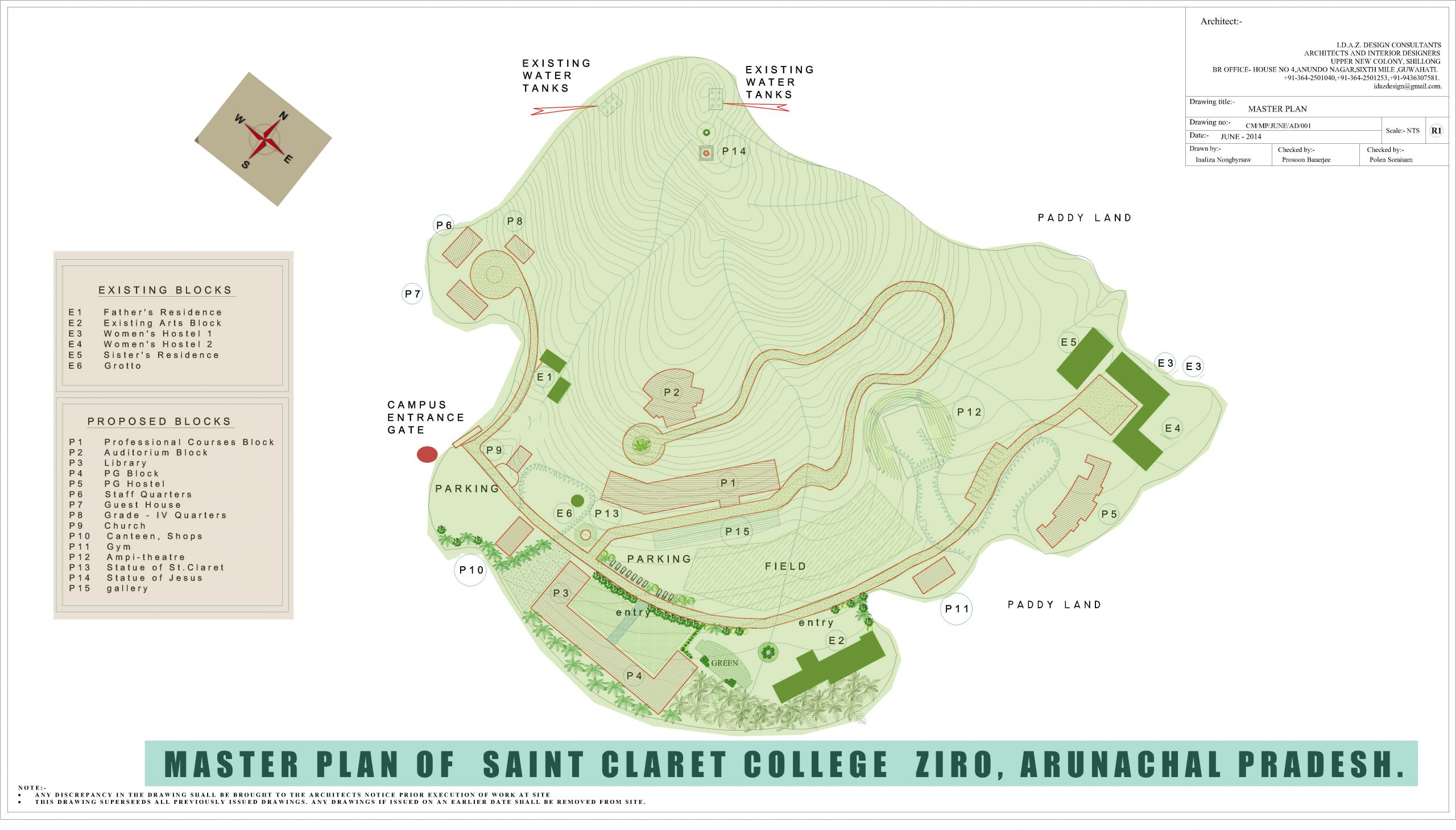 Campus Map – Saint Claret College, Ziro