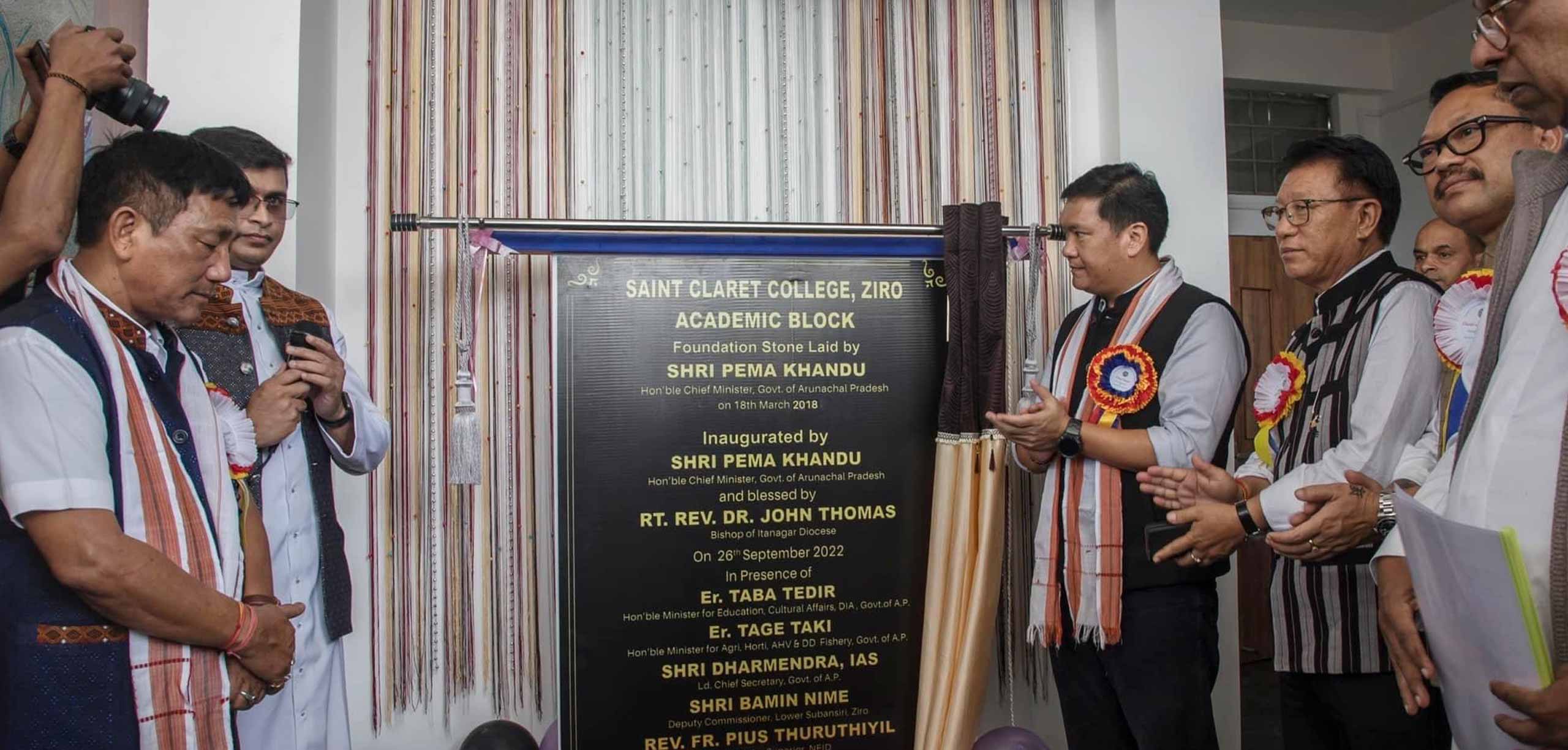 Saint Claret College, Ziro – A Claretian Institute of Higher Education